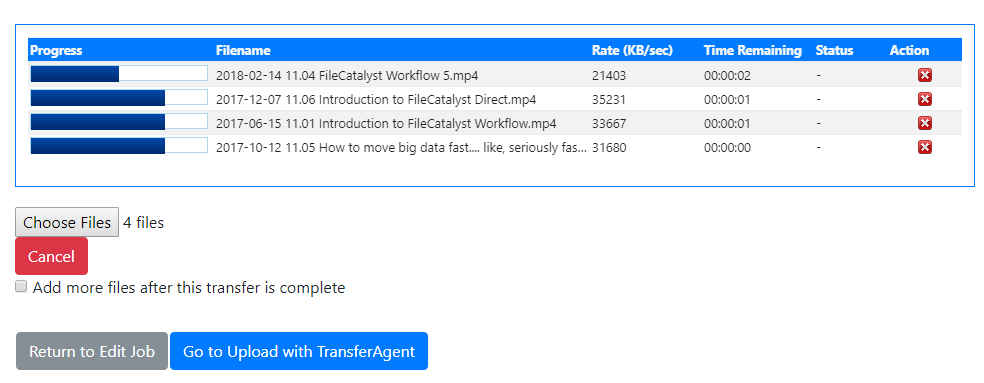 FileCatalyst Workflow - Help